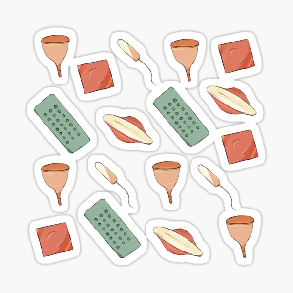 "Period and Contraception" Sticker for Sale by StoneyTMI | Redbubble