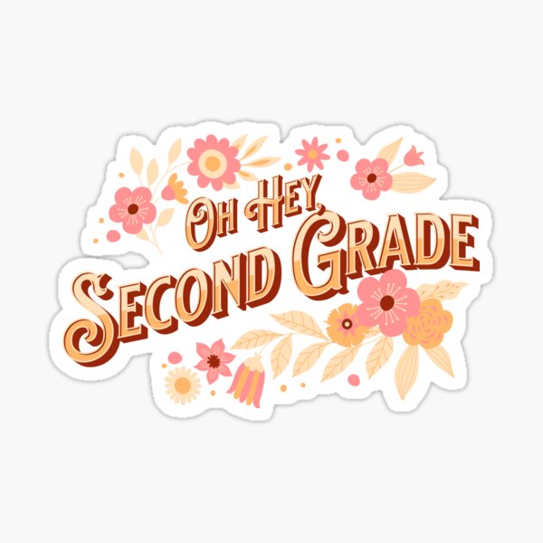 Pegatina «Segundo Grado Alumno de 2º Grado Maestro Escuela Primaria» de ...