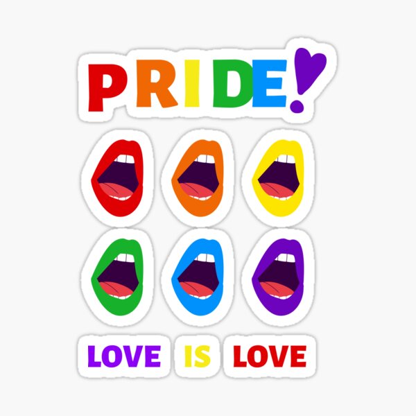"Pride!" Sticker for Sale by lolworld | Redbubble