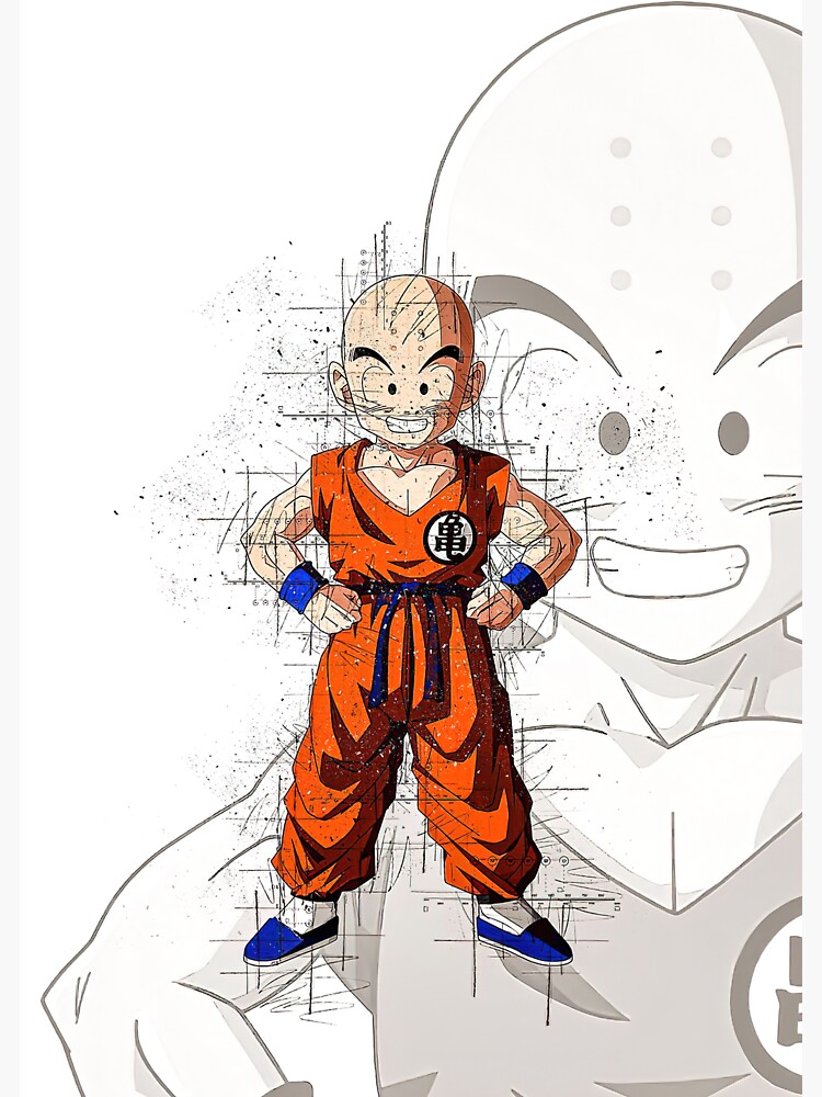 "Krillin" Sticker for Sale by AubreyChisolm | Redbubble