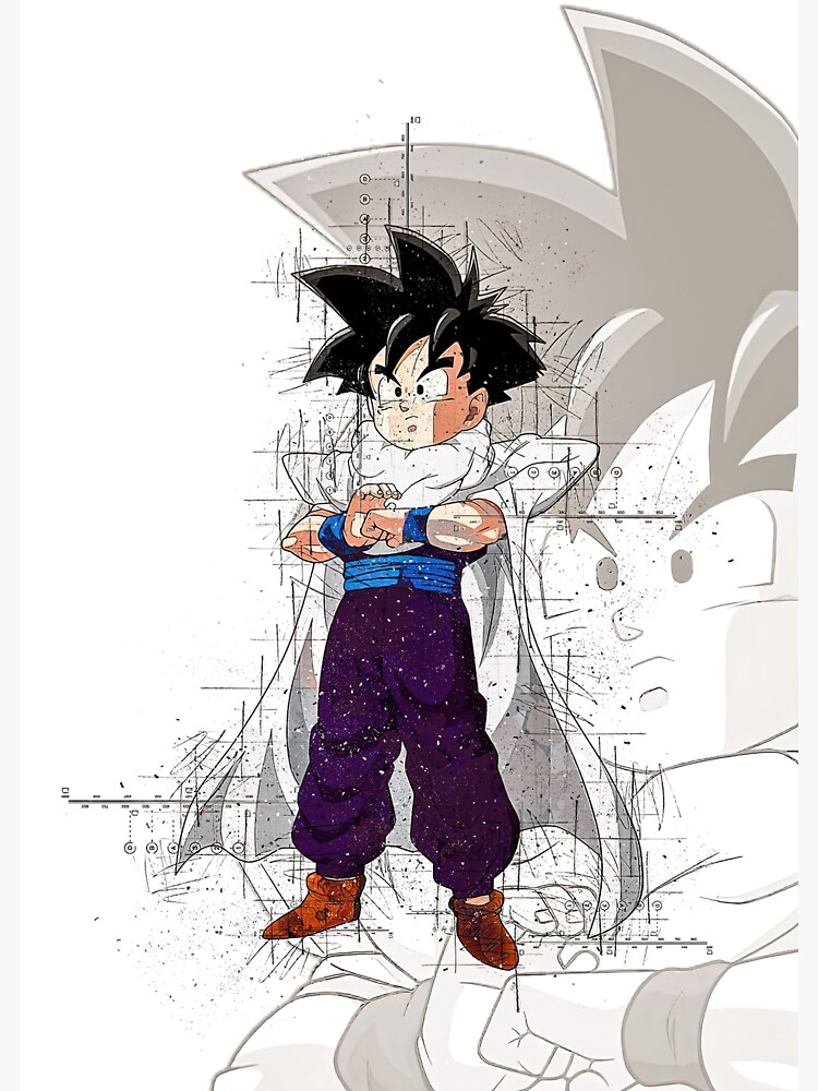 "Little Gohan" Sticker for Sale by GlennRoyer36 | Redbubble