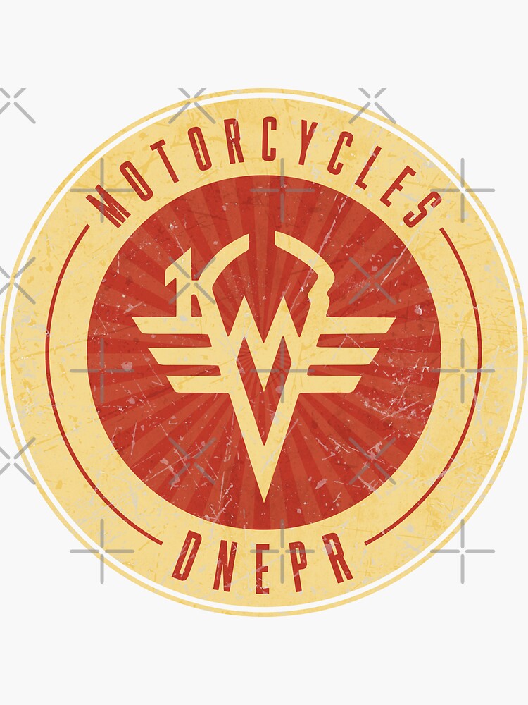 "Dnepr Vintage Motorcycles Ukraine" Sticker for Sale by turboscope ...