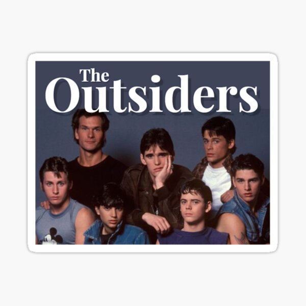 "le meilleur film des outsiders" Sticker for Sale by DweckAara | Redbubble