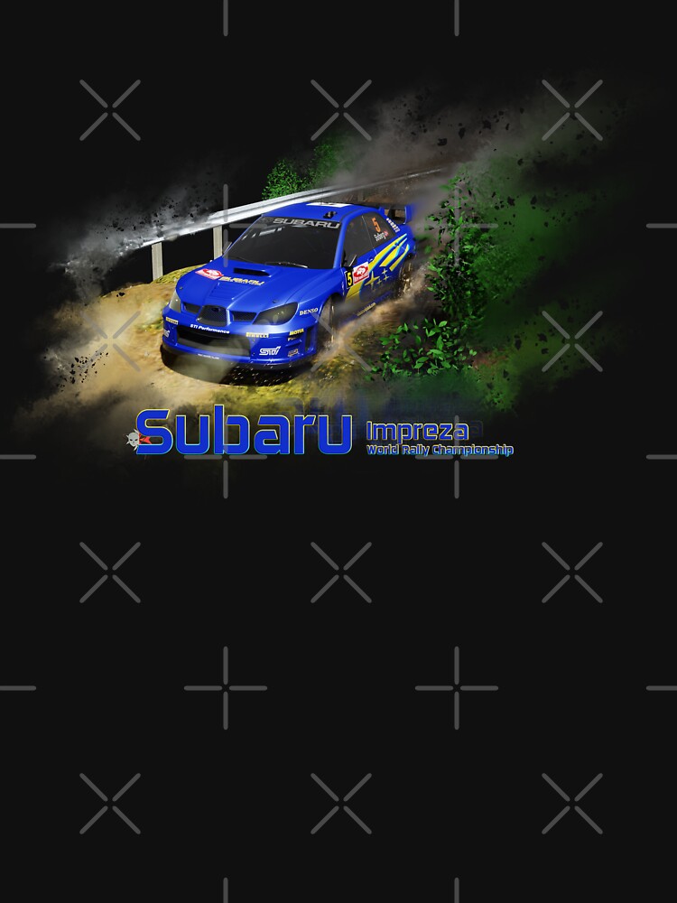 "Subaru Impreza - World Championship Rally - t-shirt and Merch" T-shirt ...