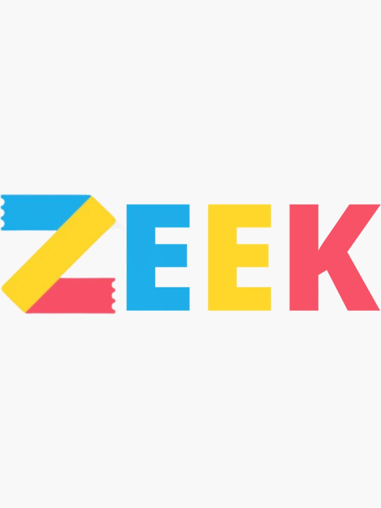 "ZEEK Essential T-Shirt" Sticker for Sale by SorenCalder | Redbubble
