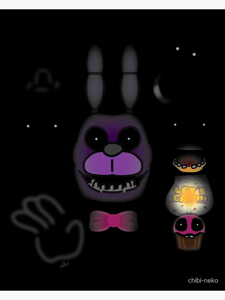 Lámina fotográfica «Fnaf Animatronics» de chibi-neko | Redbubble