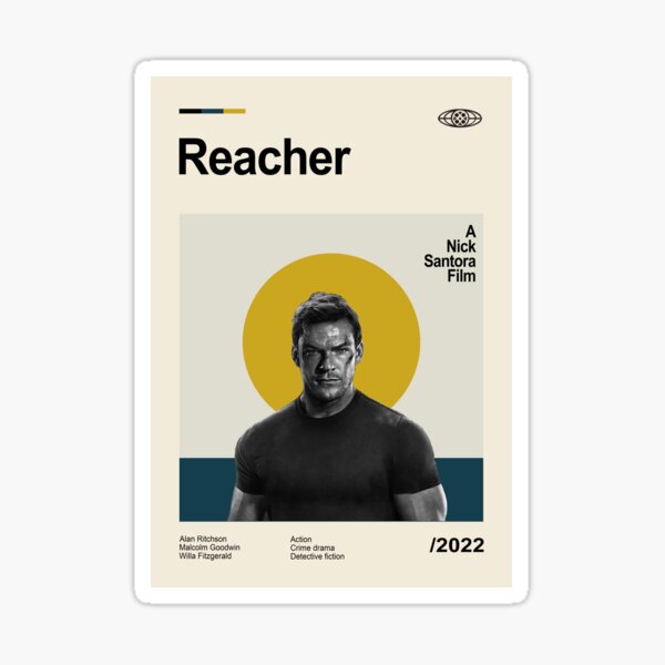 "Reacher" Sticker for Sale by AshtynElliana | Redbubble
