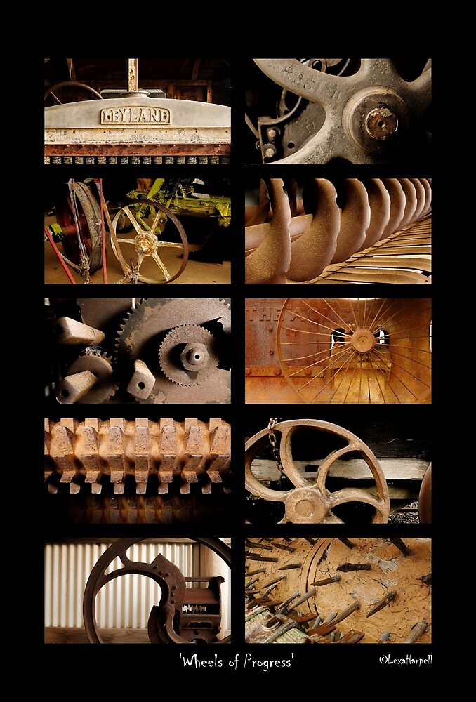 "Wheel of Progress Collage" by Lexa Harpell | Redbubble