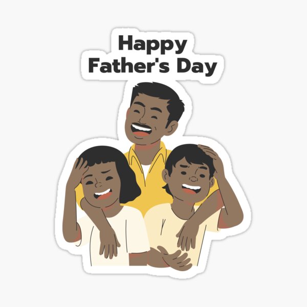 "best african american fathers day gift for black father" Sticker for ...