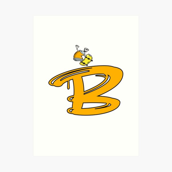 "Letter B Graffiti, B Tag Graffiti" Art Print for Sale by Fleetmaster ...