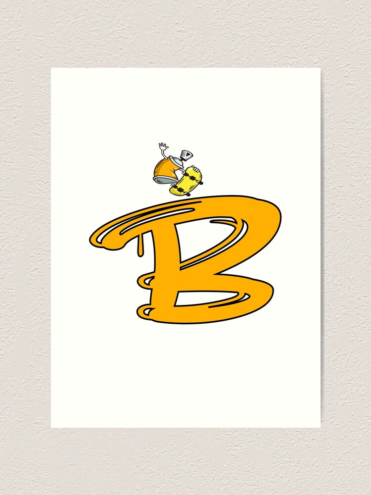 "Letter B Graffiti, B Tag Graffiti" Art Print for Sale by Fleetmaster ...