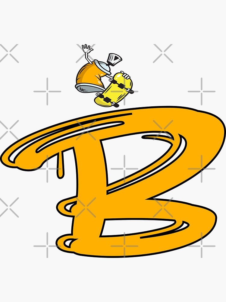 "Letter B Graffiti, B Tag Graffiti" Sticker for Sale by Fleetmaster ...