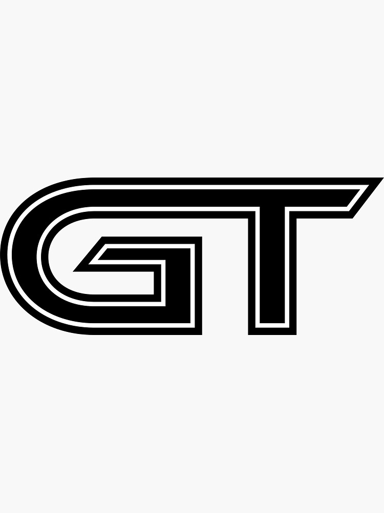 "GT Logo" Sticker for Sale by SASnider | Redbubble