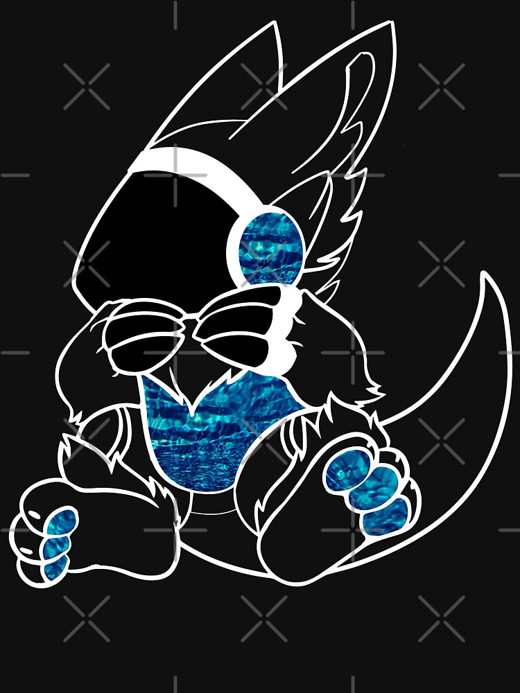 "Protogen Baby Furry Fursuit Fursona Blue pattern" Essential T-Shirt ...