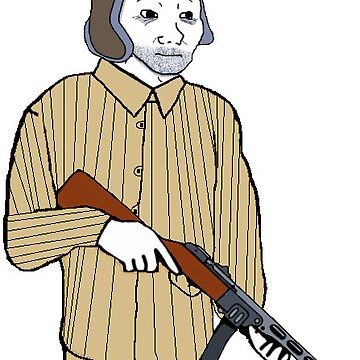 "Soviet WW2 Wojak" Sticker for Sale by RuskiMark | Redbubble