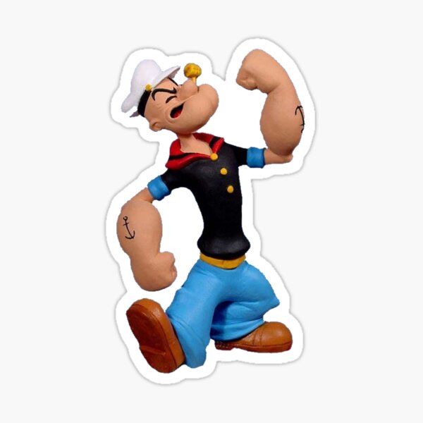 "popeye" Sticker for Sale by Roby-Fox | Redbubble