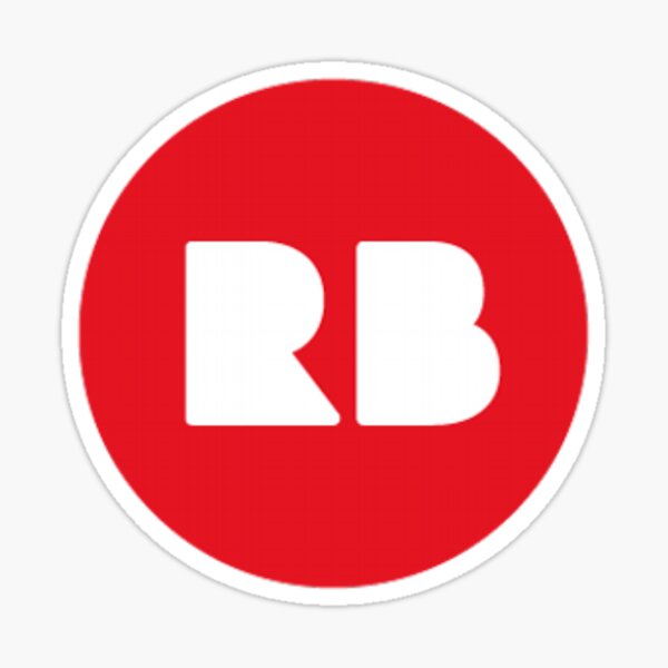 "Redbubble Logo" Sticker for Sale by alexandrenucera | Redbubble