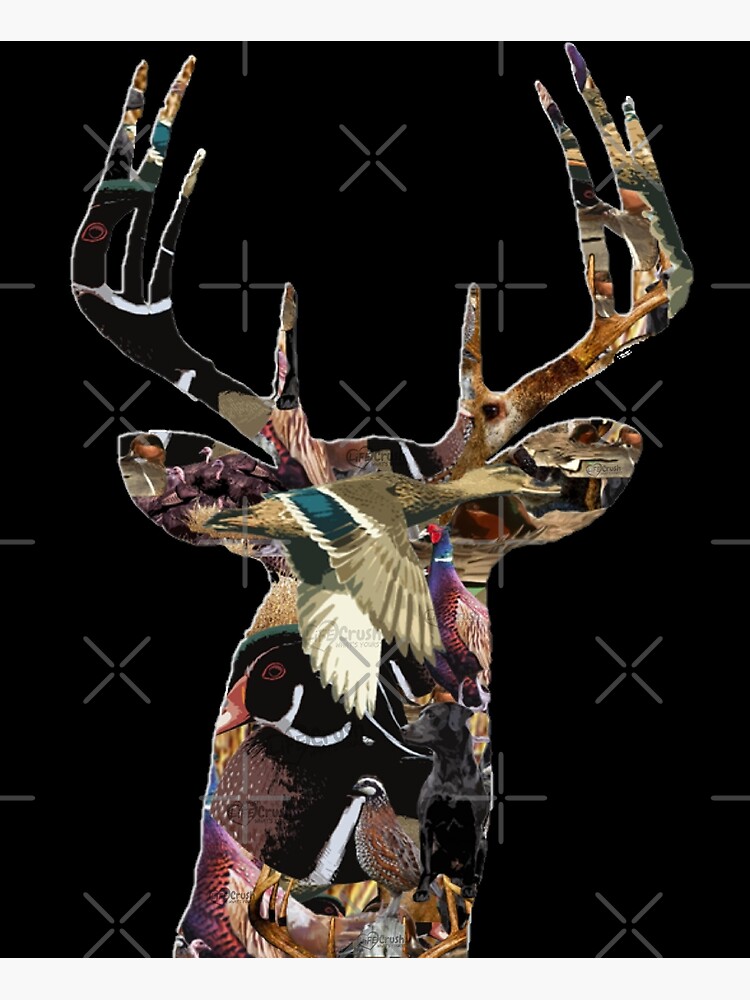 "Whitetail Buck Deer Hunting Collage with Duck Hunting, Quail Hunting ...