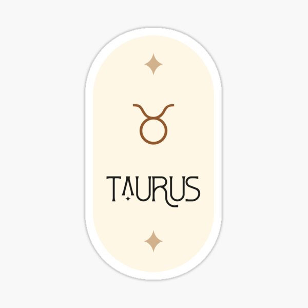 "Taurus sticker" Sticker for Sale by ancientfeathers | Redbubble