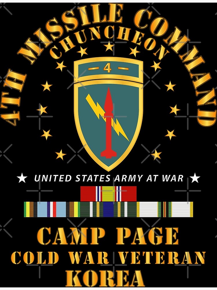 "Army - 4th Missile Command - Camp Page - Chuncheon, Korea - Cold War ...