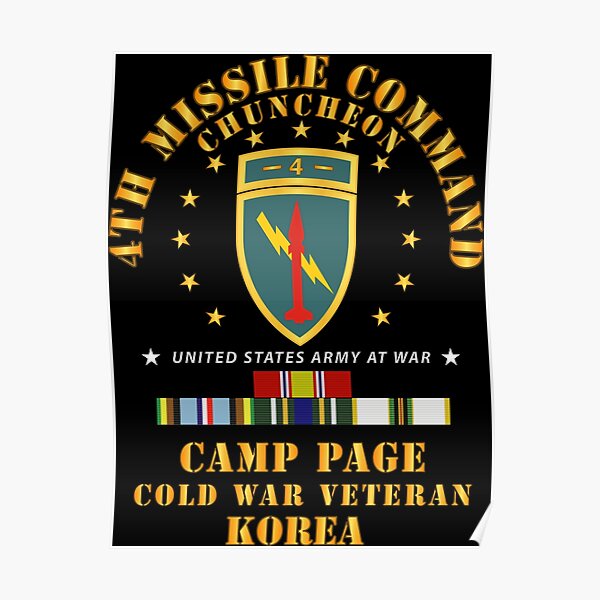 "Army - 4th Missile Command - Camp Page - Chuncheon, Korea - Cold War ...