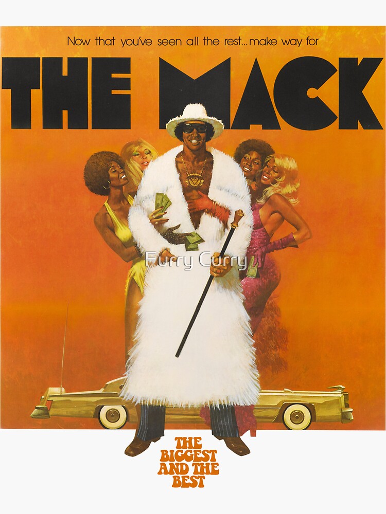 "THE MACK 1973 classic vintage movie" Sticker for Sale by LetsGoBack ...