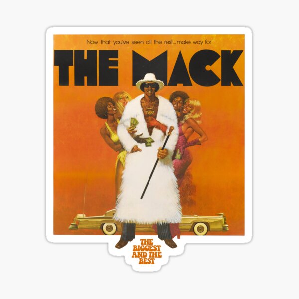 "THE MACK 1973 classic vintage movie" Sticker for Sale by LetsGoBack ...