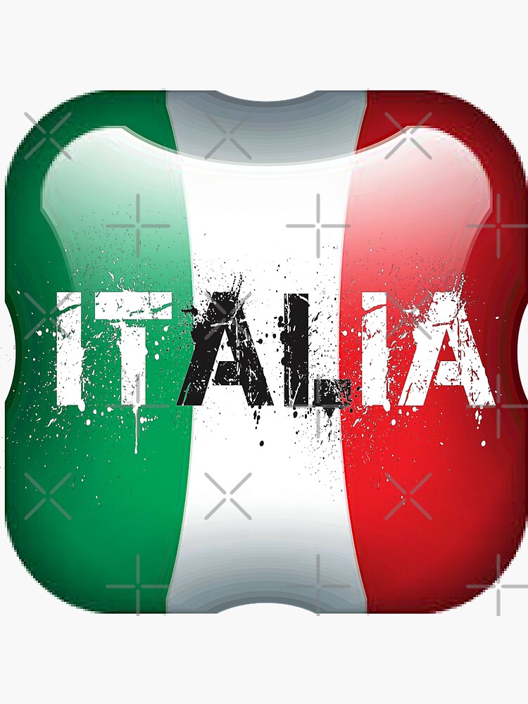 "Italian Summer coolest flag of Italy ever" Sticker for Sale by ...