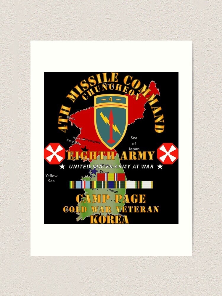 "Army - 4th Missile Command - Eighth Army - Camp Page - Chuncheon ...