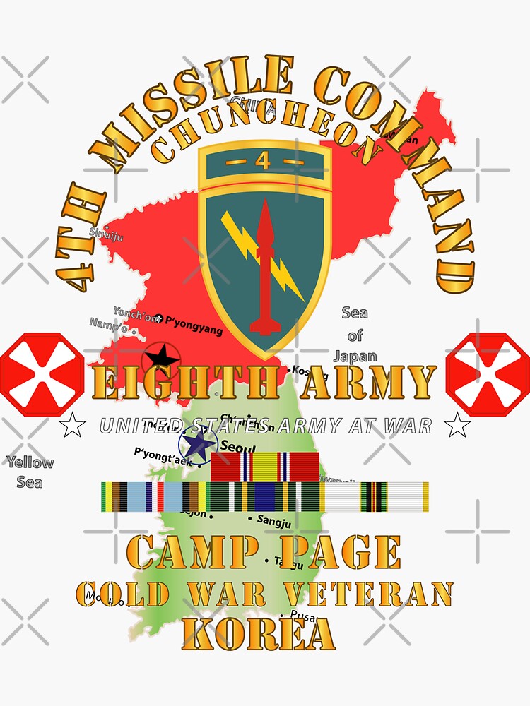 "Army - 4th Missile Command - Eighth Army - Camp Page - Chuncheon ...