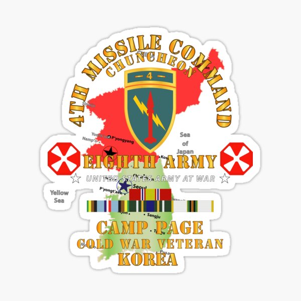 "Army - 4th Missile Command - Eighth Army - Camp Page - Chuncheon ...