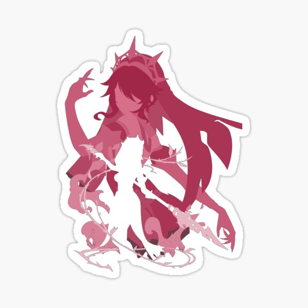 "Genshin Impact - Rosaria" Sticker for Sale by Vanhoang7620 | Redbubble