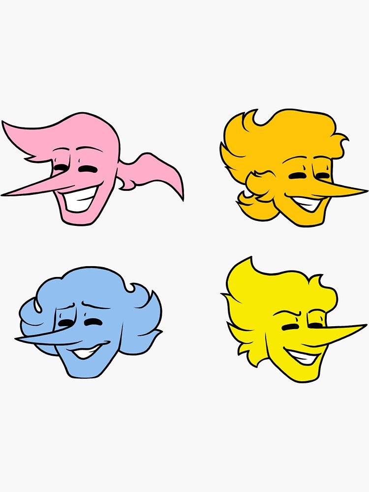 "Addison Heads" Sticker for Sale by Auntie-Oddities | Redbubble