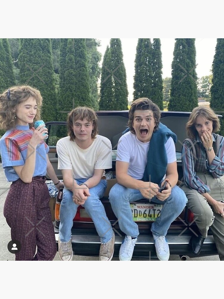 "stranger things bts" Art Print for Sale by sstrawberryhigh | Redbubble