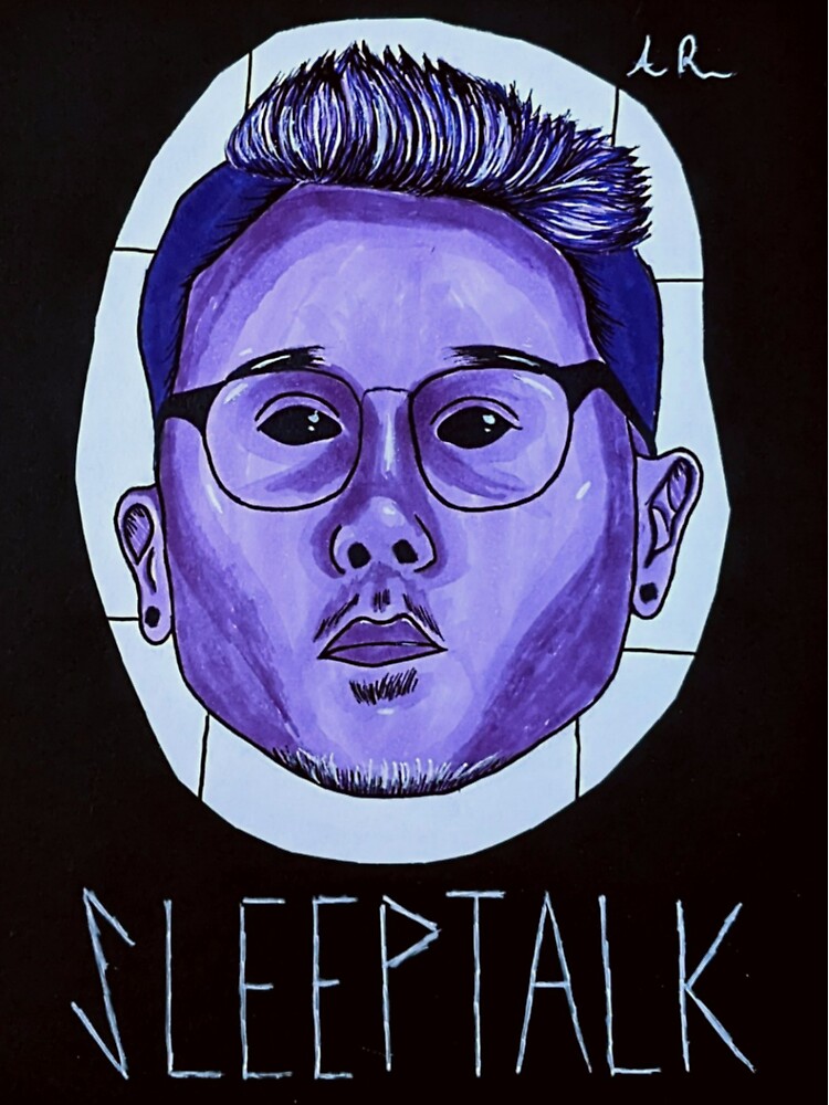 "Sleeptalk" Sticker for Sale by AshtonRochaArt | Redbubble