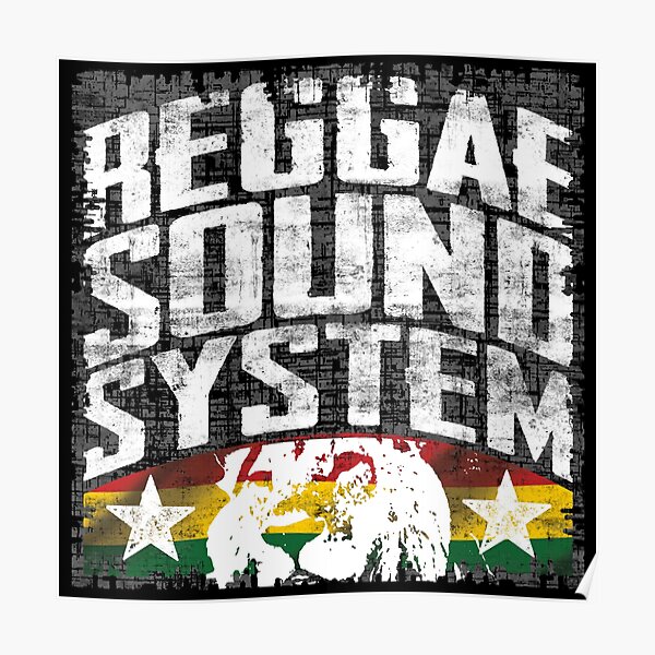 " Reggae sound system 2" Poster for Sale by Periartwork | Redbubble