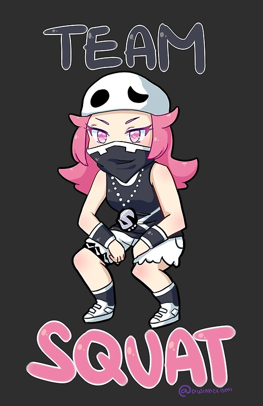 "Pokemon: TEAM SQUAT!" by awinnerismi | Redbubble