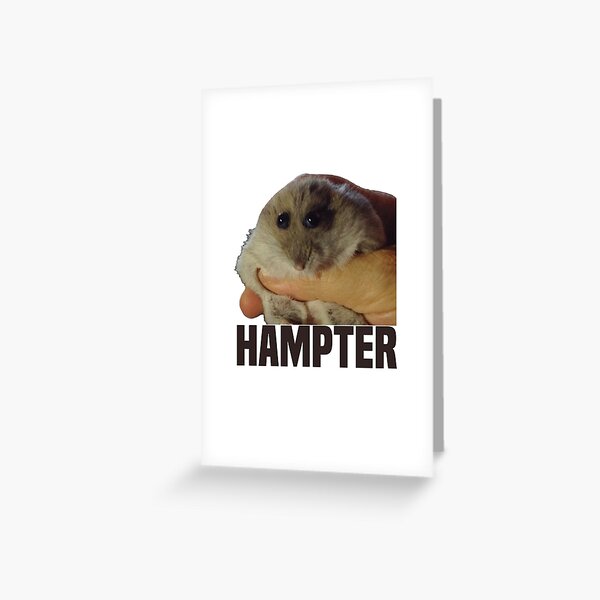 "Hampter Meme Gif Funny Hamster" Greeting Card for Sale by davidesimon ...