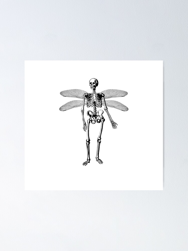 "Skeleton Fairy Grunge Fairycore Aesthetic Gothic" Poster for Sale by ...