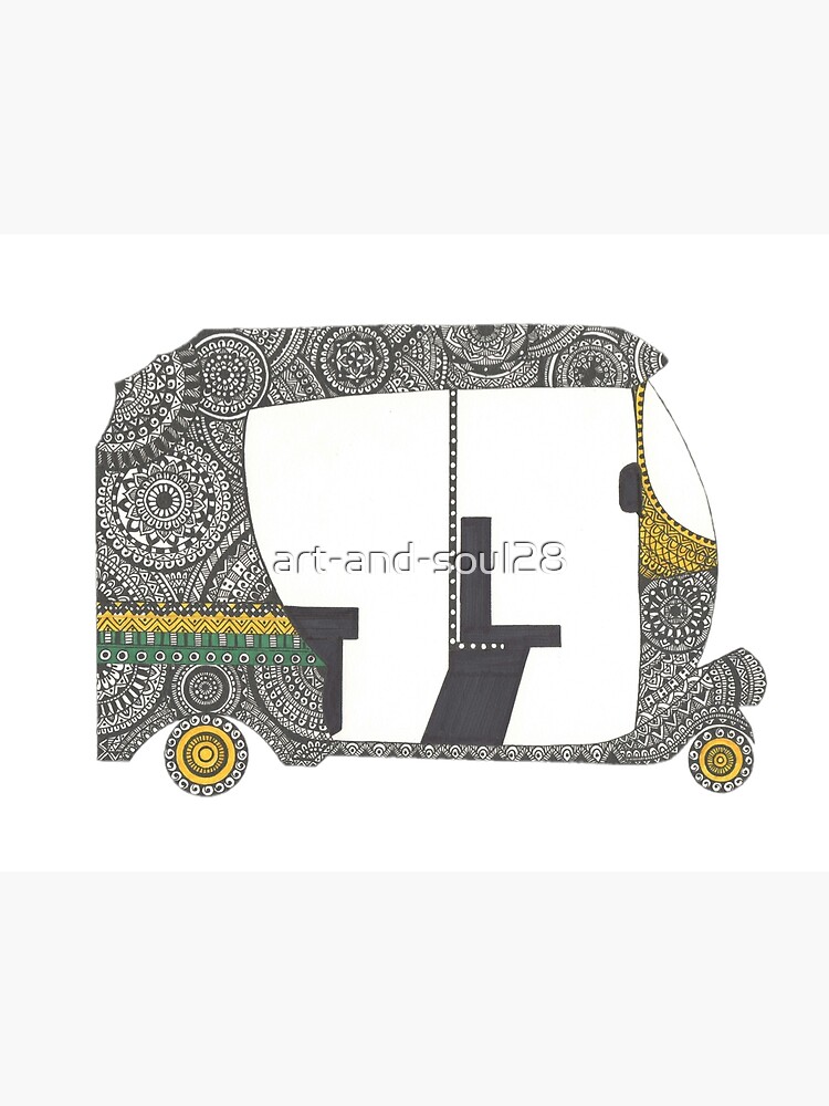 "Auto rickshaw" Art Print by art-and-soul28 | Redbubble