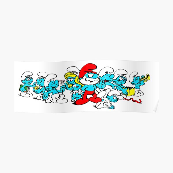 Smurfs Posters | Redbubble