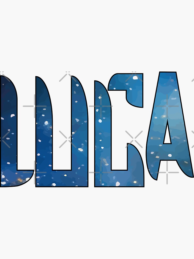 "LUCA Name IV - My name is LUCA - typography name - Galaxy Vibe ...