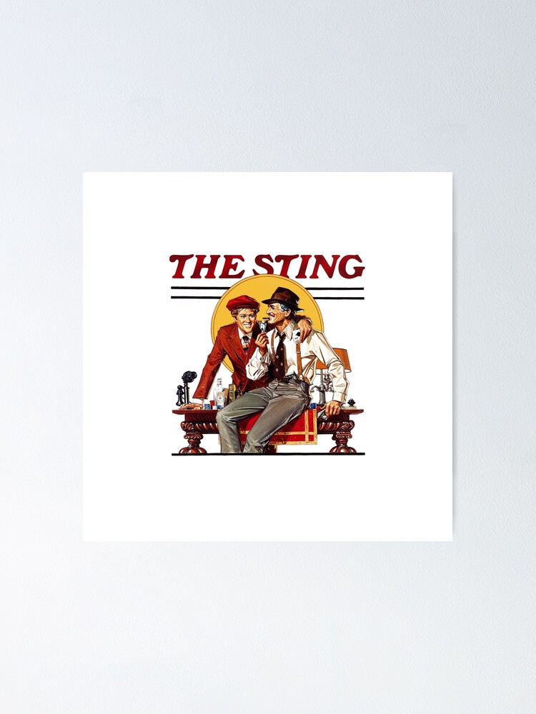 "The Sting" Poster for Sale by PixelBuilder | Redbubble