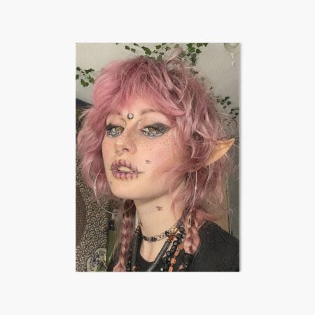 "Emo elf fairy goddess" Art Board Print for Sale by emoartwork | Redbubble