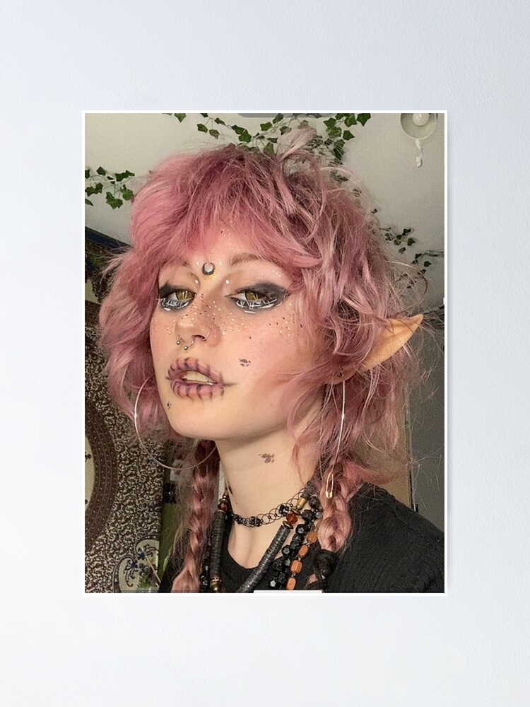 "Emo elf fairy goddess" Poster for Sale by emoartwork | Redbubble