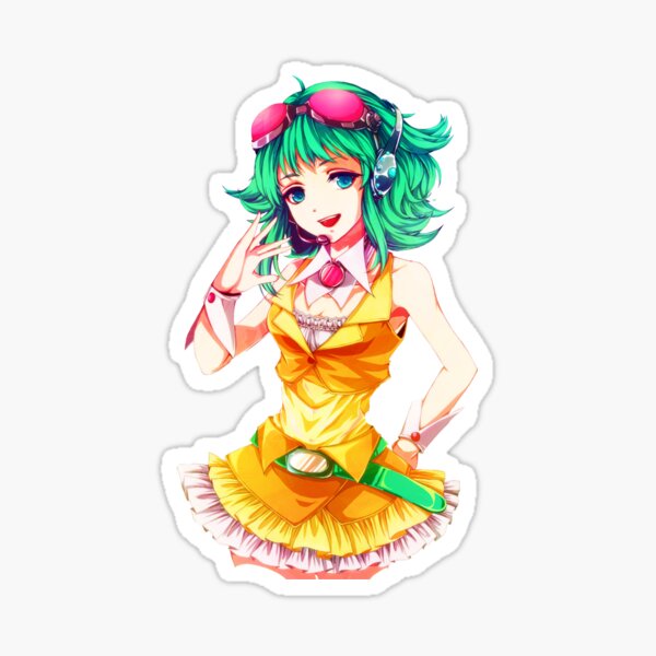 "Gumi chibi " Sticker for Sale by Piece-Art | Redbubble