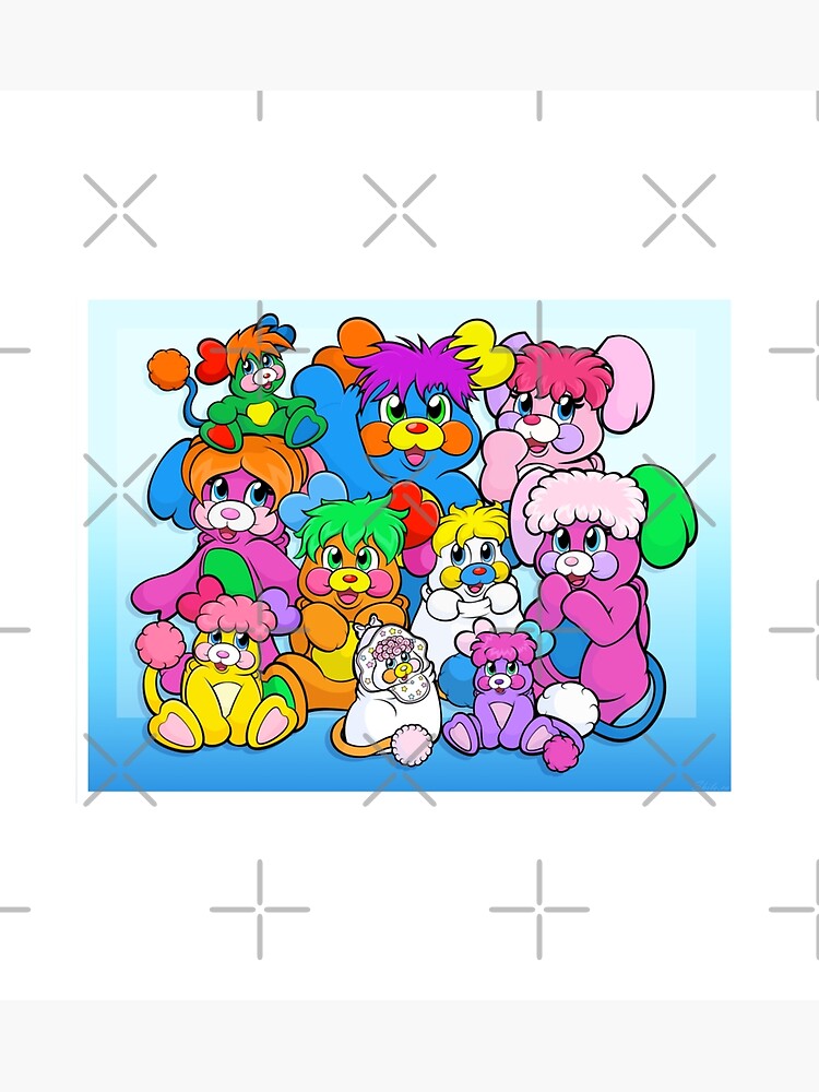 "The Popples - Izzy - PLulu - Sunny Arms Crossed - Sweet Lulu - Bubbles ...