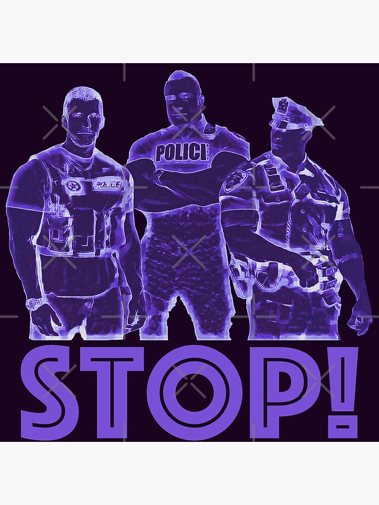 "STOP! (Violet Theme)" Poster for Sale by LiverpoolStore | Redbubble