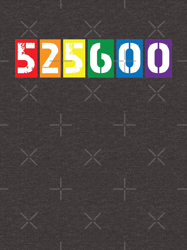 "525,600 minutes [rent]" T-shirt for Sale by lazarusheart | Redbubble ...