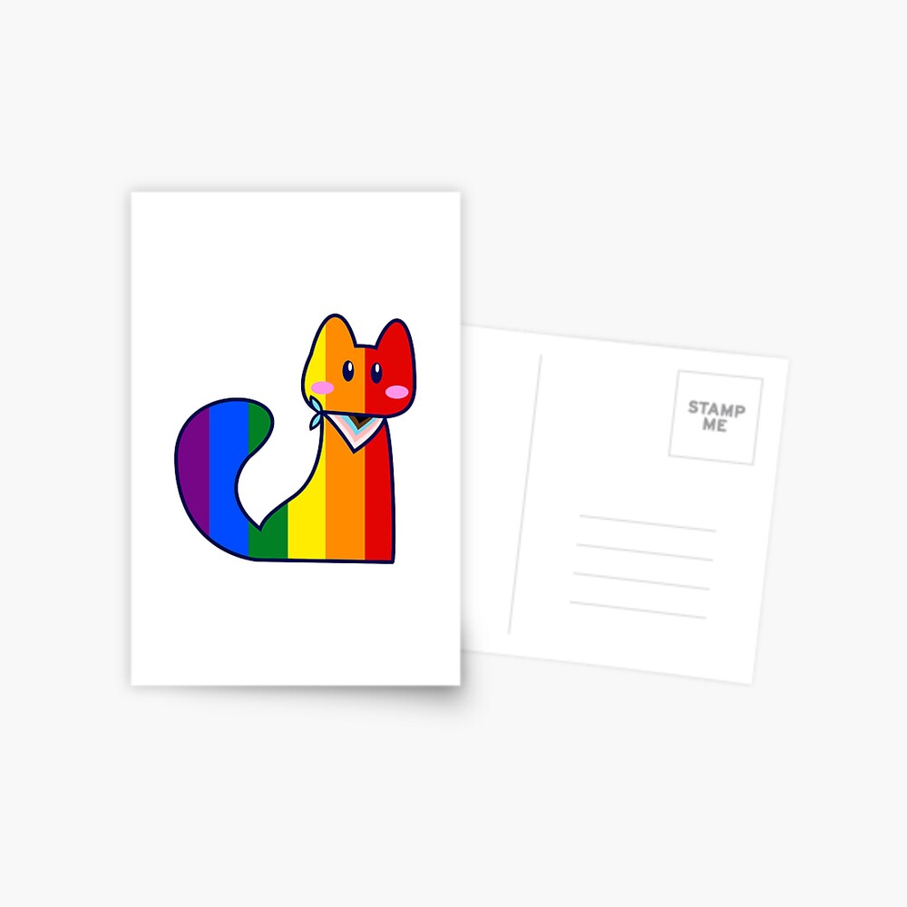 "LGBT Community Cat" Sticker for Sale by Bubbl-dum | Redbubble